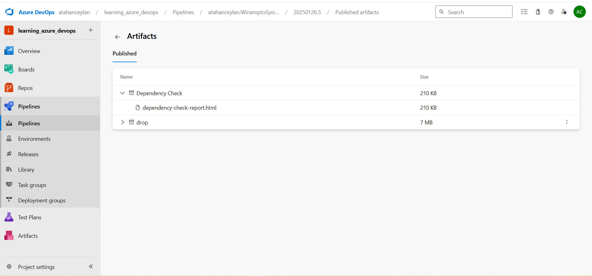 Owasp Dependency Check On Azure Devops Atahan Ceylan Web Diary