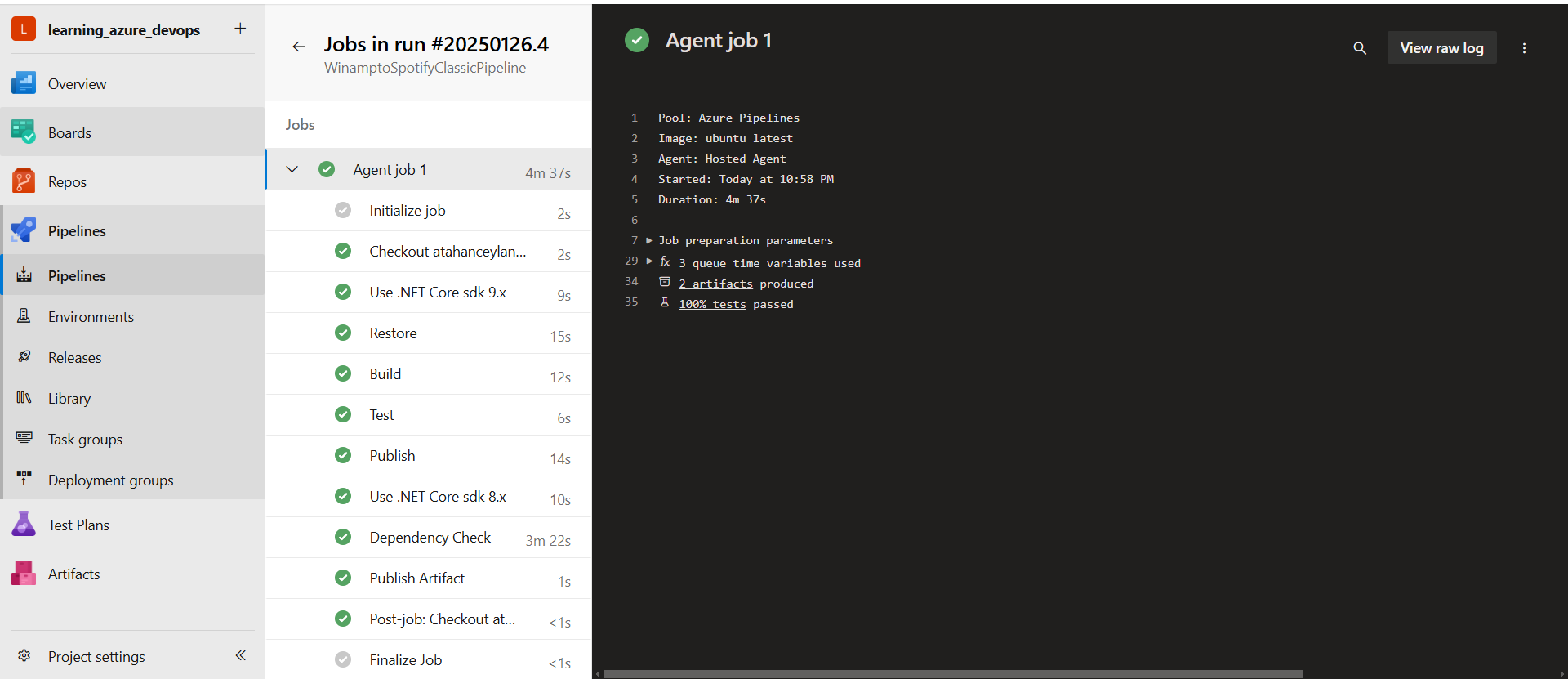 OWASP Dependency Check on Azure DevOps – Atahan Ceylan Web Diary