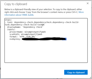 OWASP Dependency Check on Azure DevOps – Atahan Ceylan Web Diary